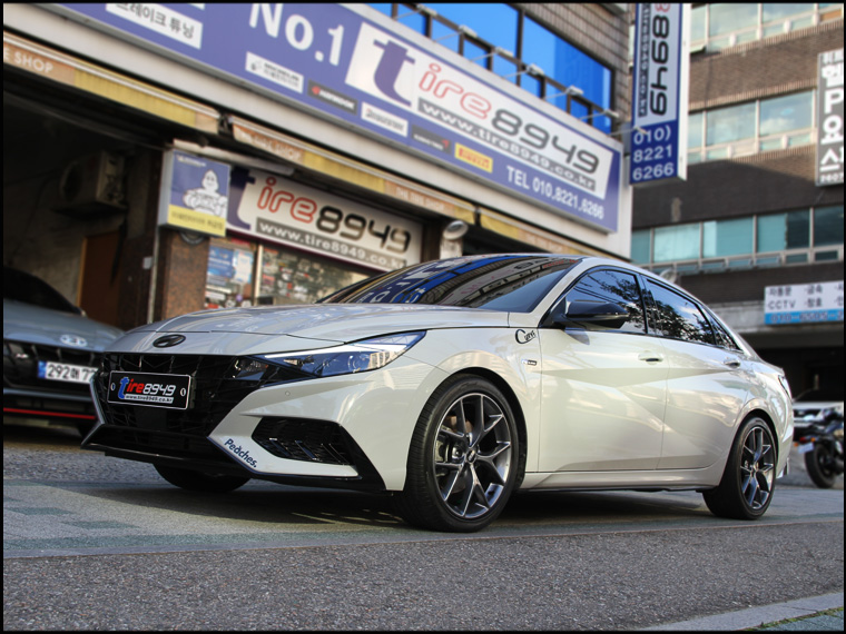 [아반떼CN7 N라인] 휠튜닝 BBS SR 18인치휠